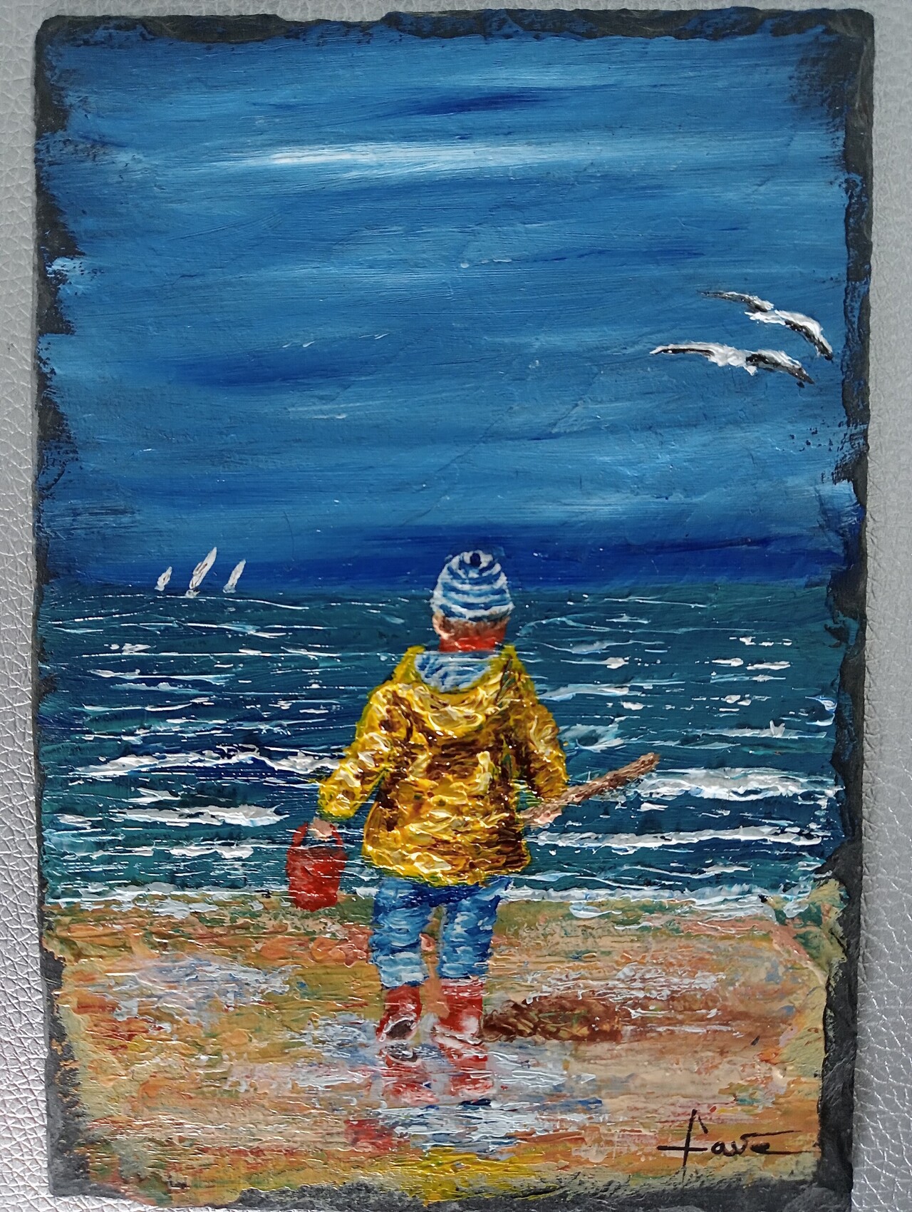 Peinture A la plage