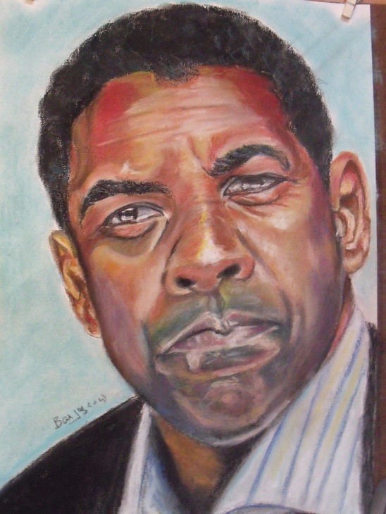Peinture Denzel Washington