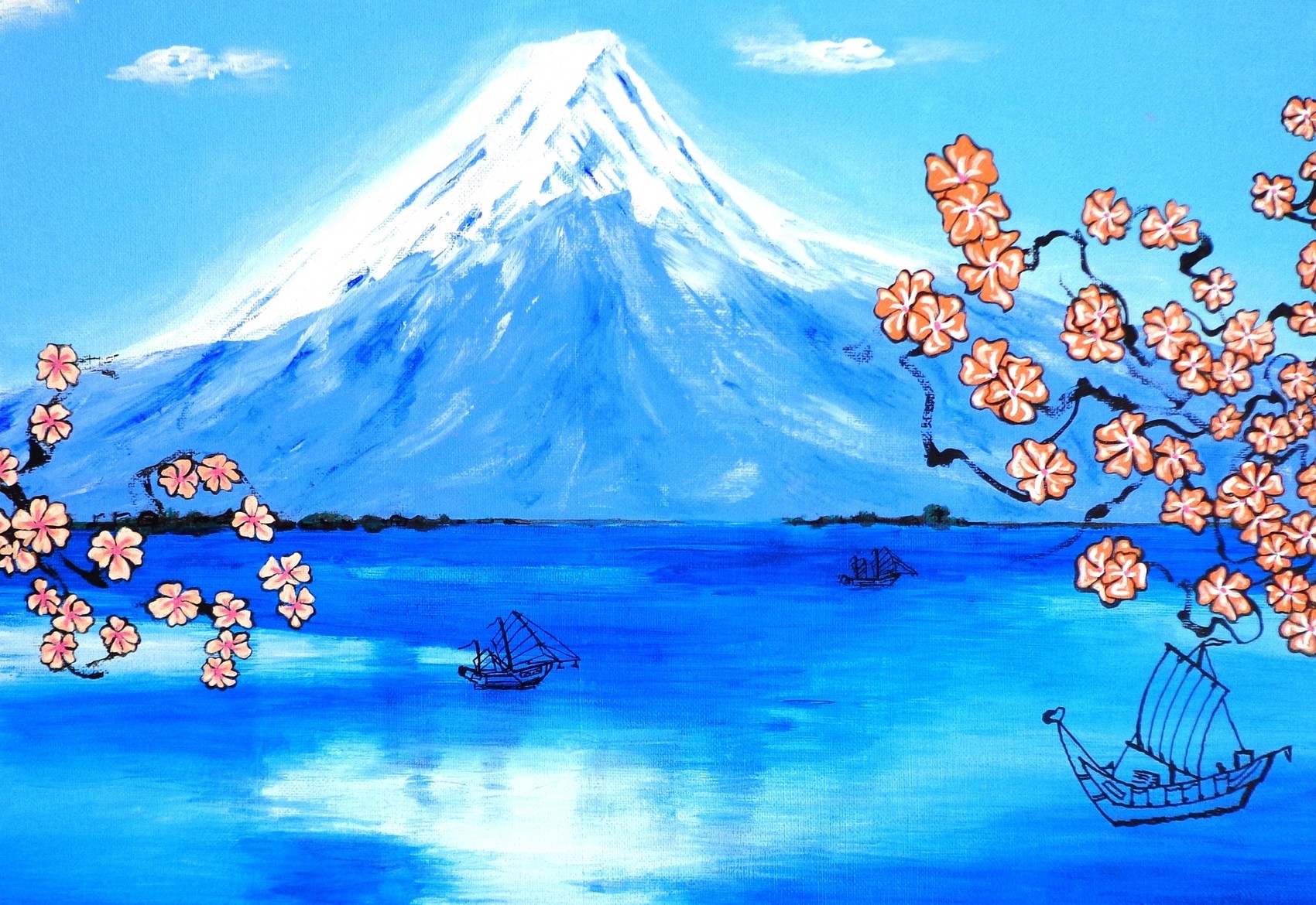 Peinture FUJI SAKURA