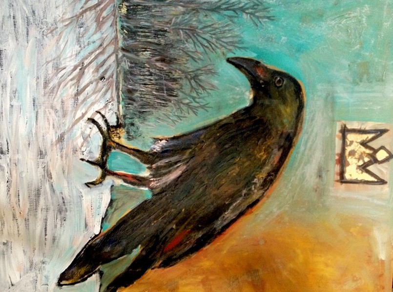 Peinture Le Roi Corbeau