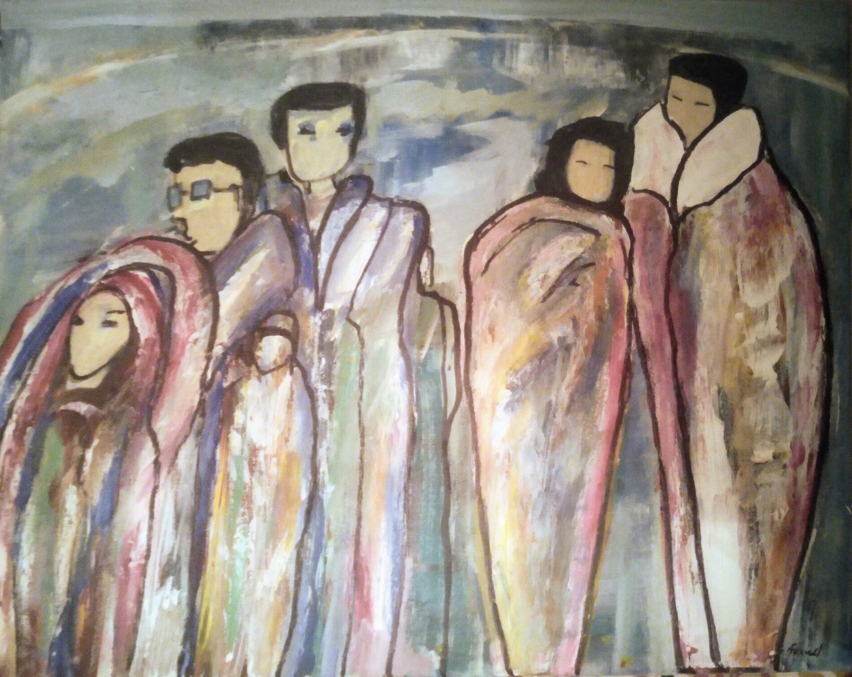 Peinture Les intouchables