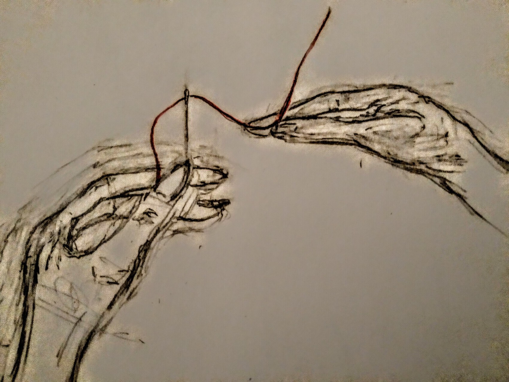 Dessin Le file rouge