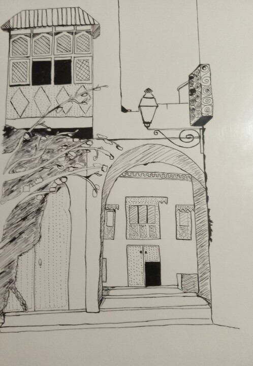 Dessin Ruelle en Tunisie