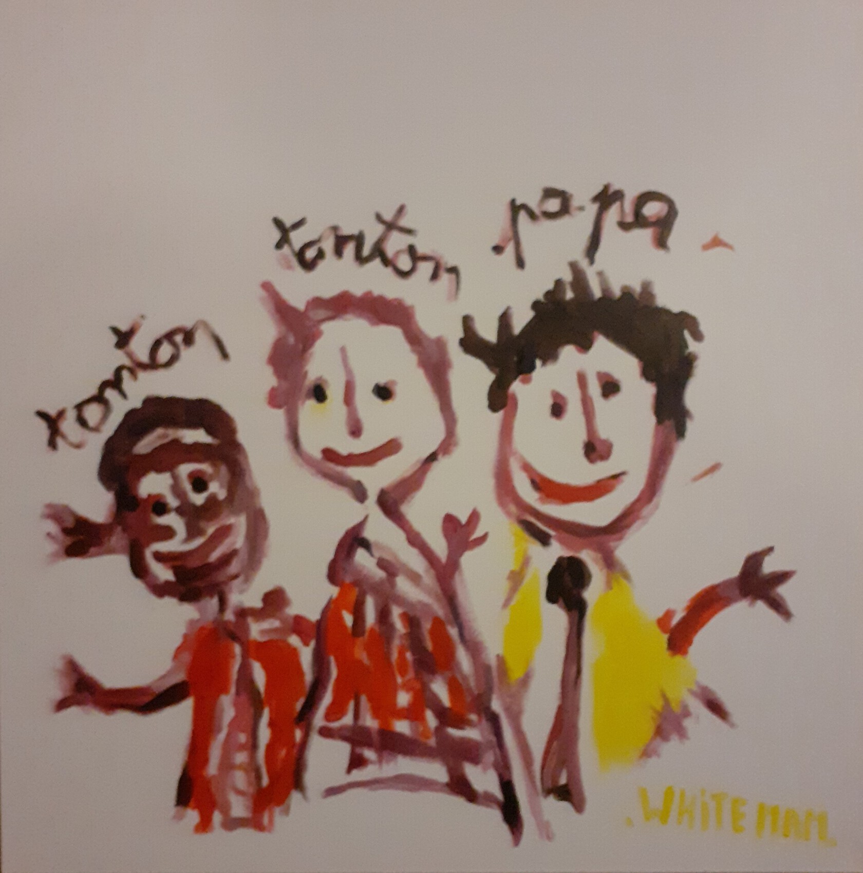 Peinture Les trois frères pour le beau-frère