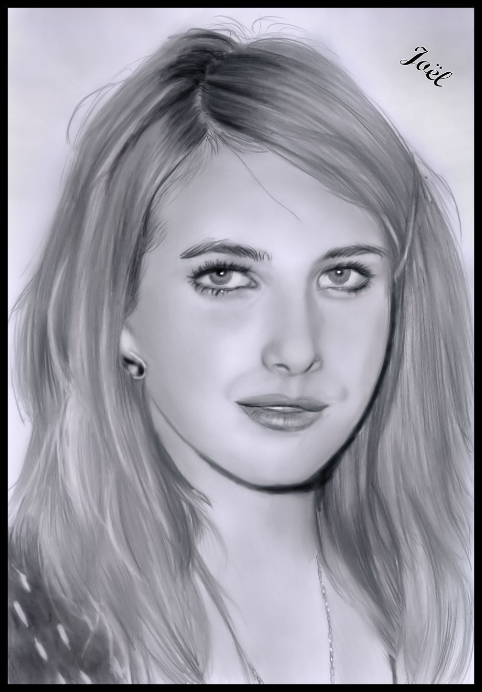 Dessin Emma Roberts