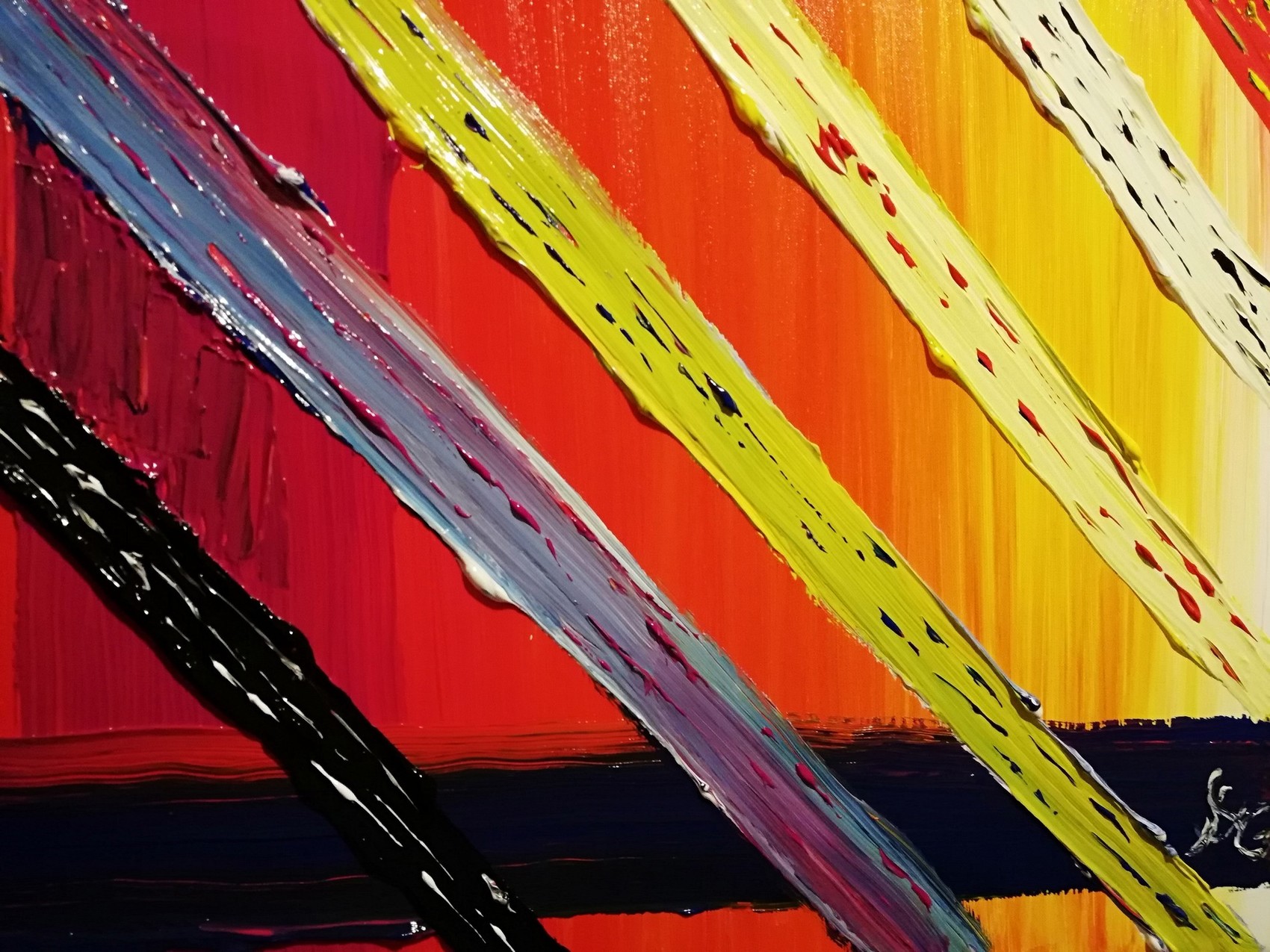 Peinture Rayonnement de couleurs