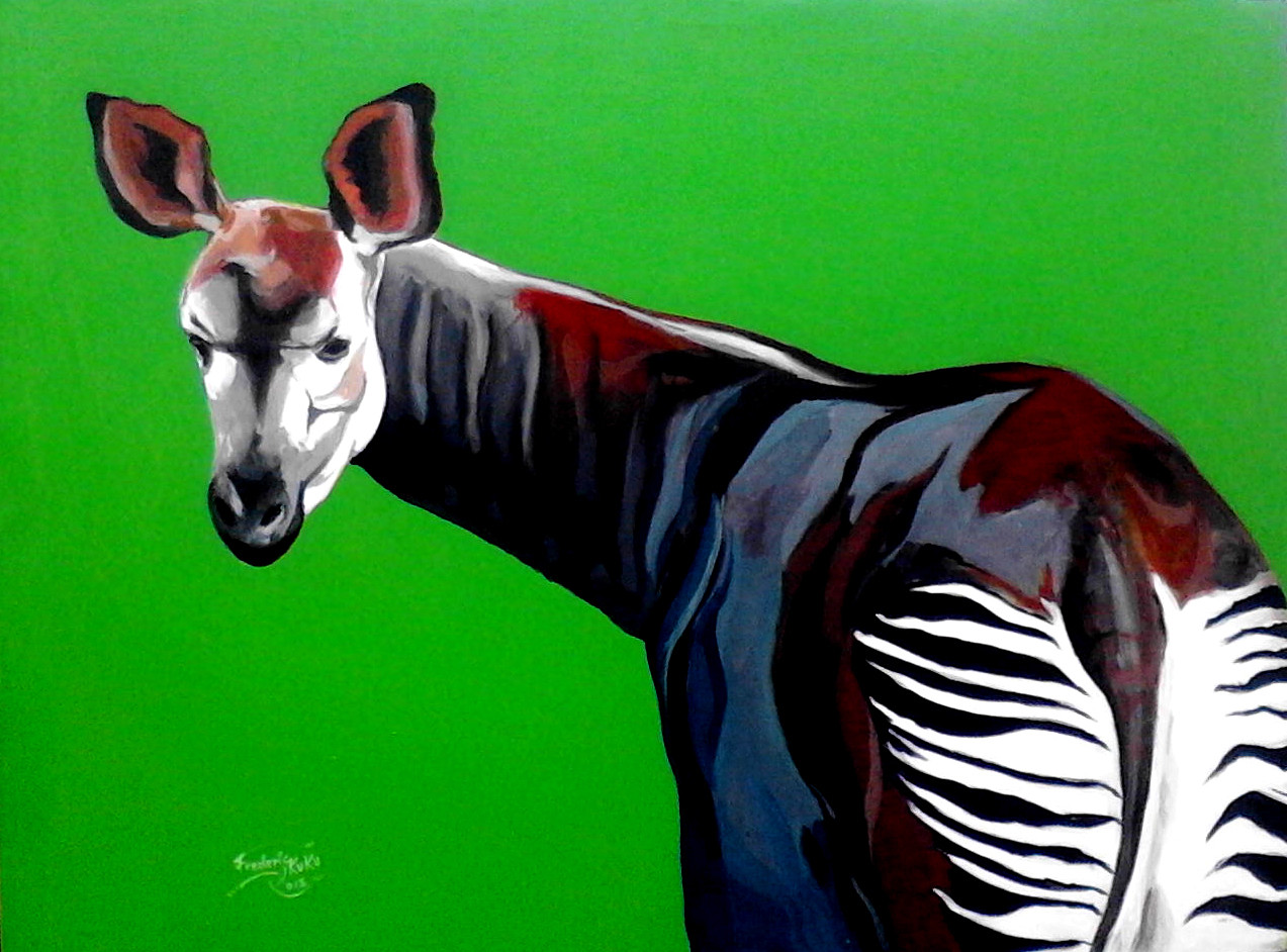 Peinture okapi