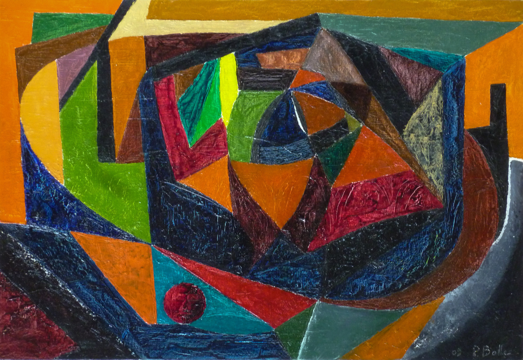 Peinture Le canard et le fer à repasser