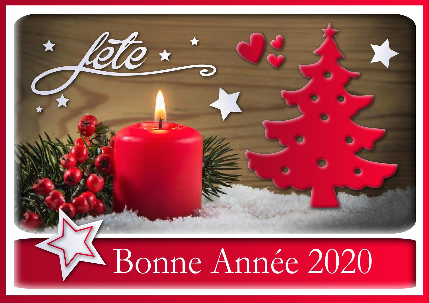 Autre 142-BON REVEILLON ET BONNE ANNEE 2020