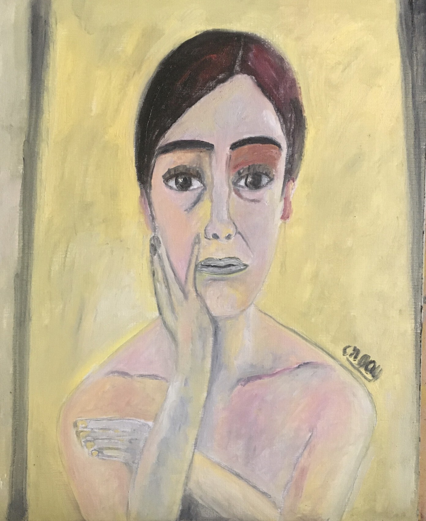 Peinture "Autoportrait d'Anita Ree" (3)