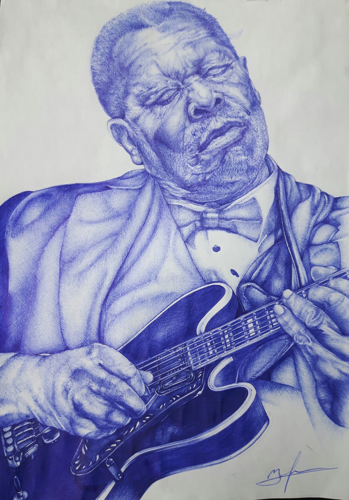 Dessin BB KING
