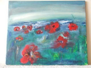 Peinture coquelicots