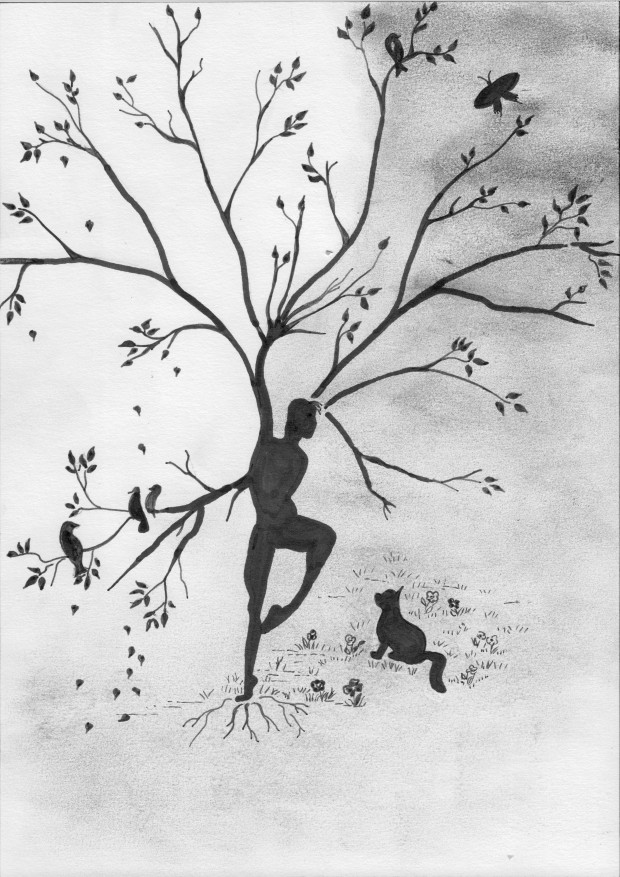Dessin L'homme arbre