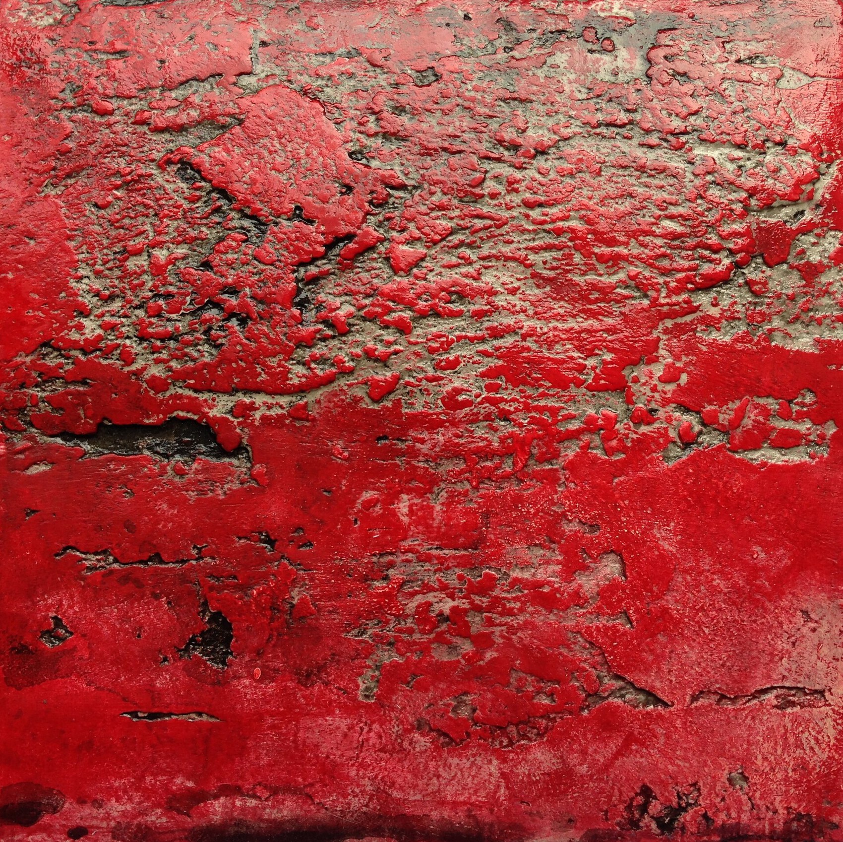 Peinture Etude en Rouge
