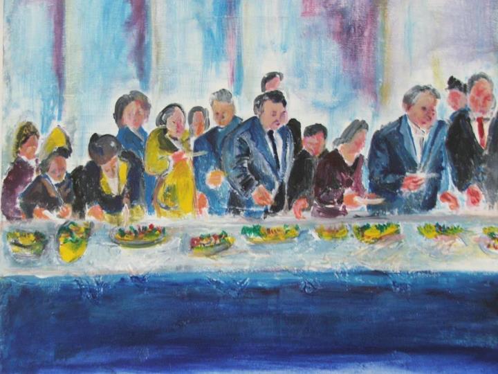 Peinture LE BANQUET