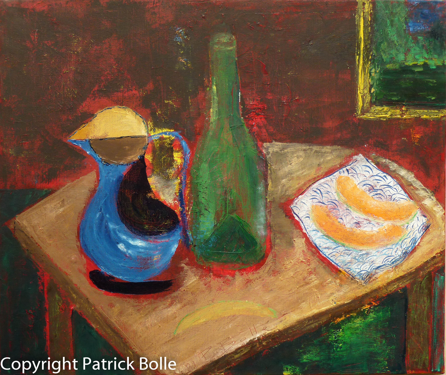 Peinture Les côtes de melons