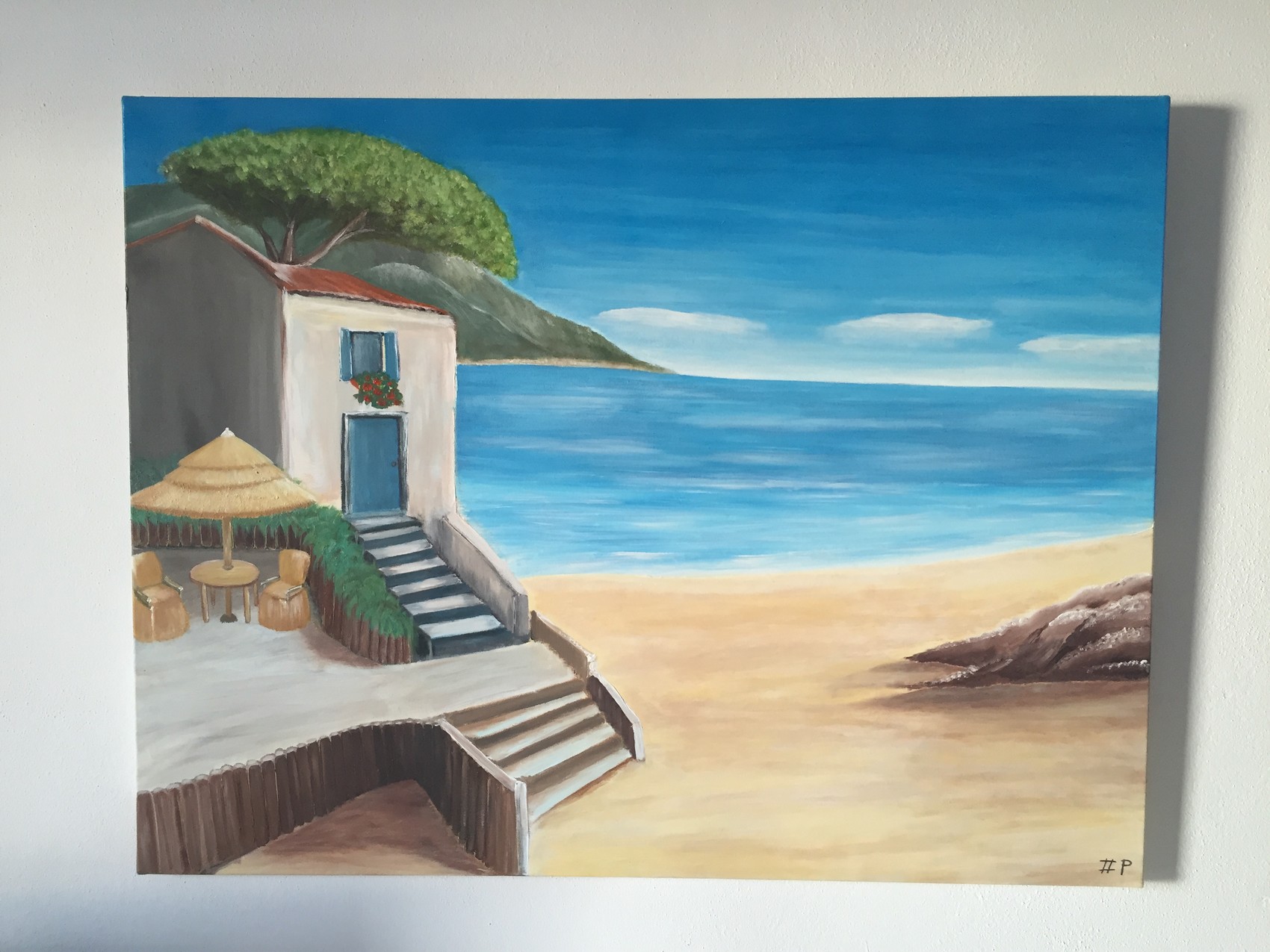 Peinture Ma cabane