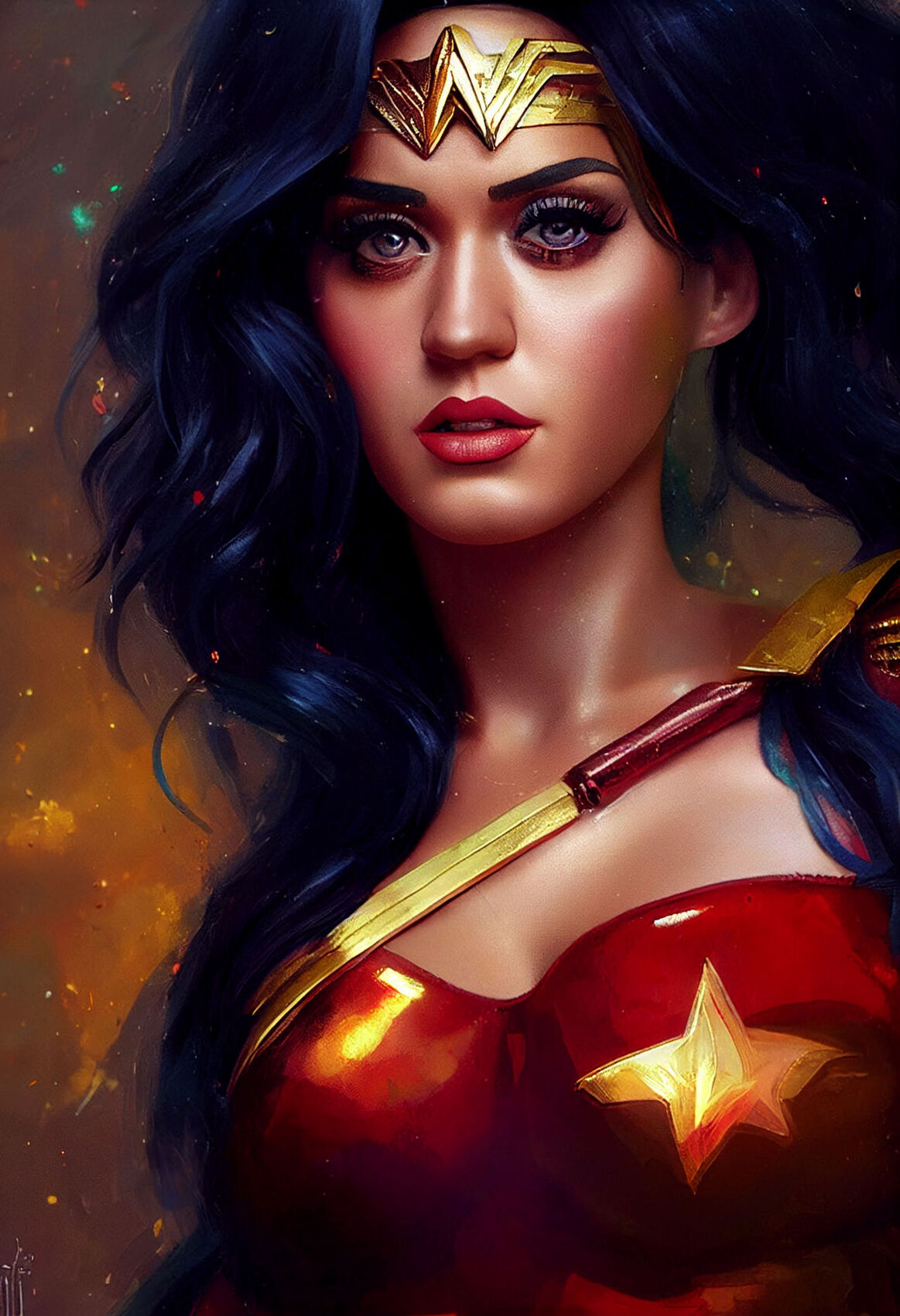 Photo Katy Perry en tant que Wonder Woman