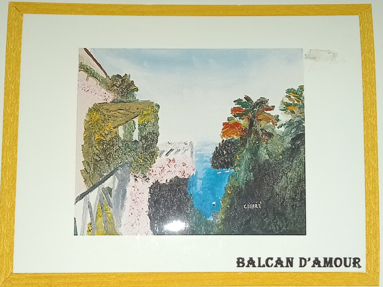 Peinture BALCAN D'AMOUR (vendu)