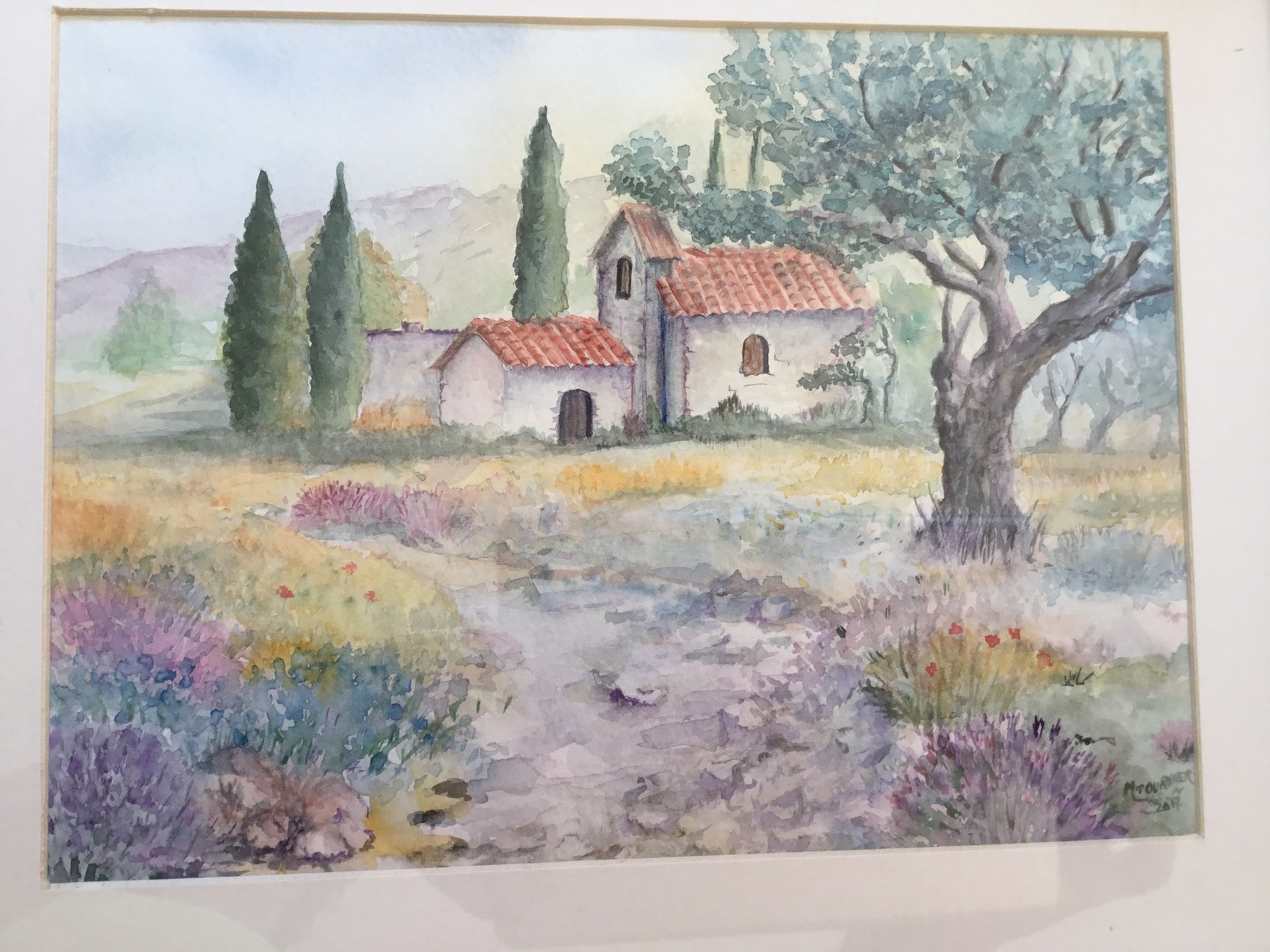 Peinture Mas provençal
