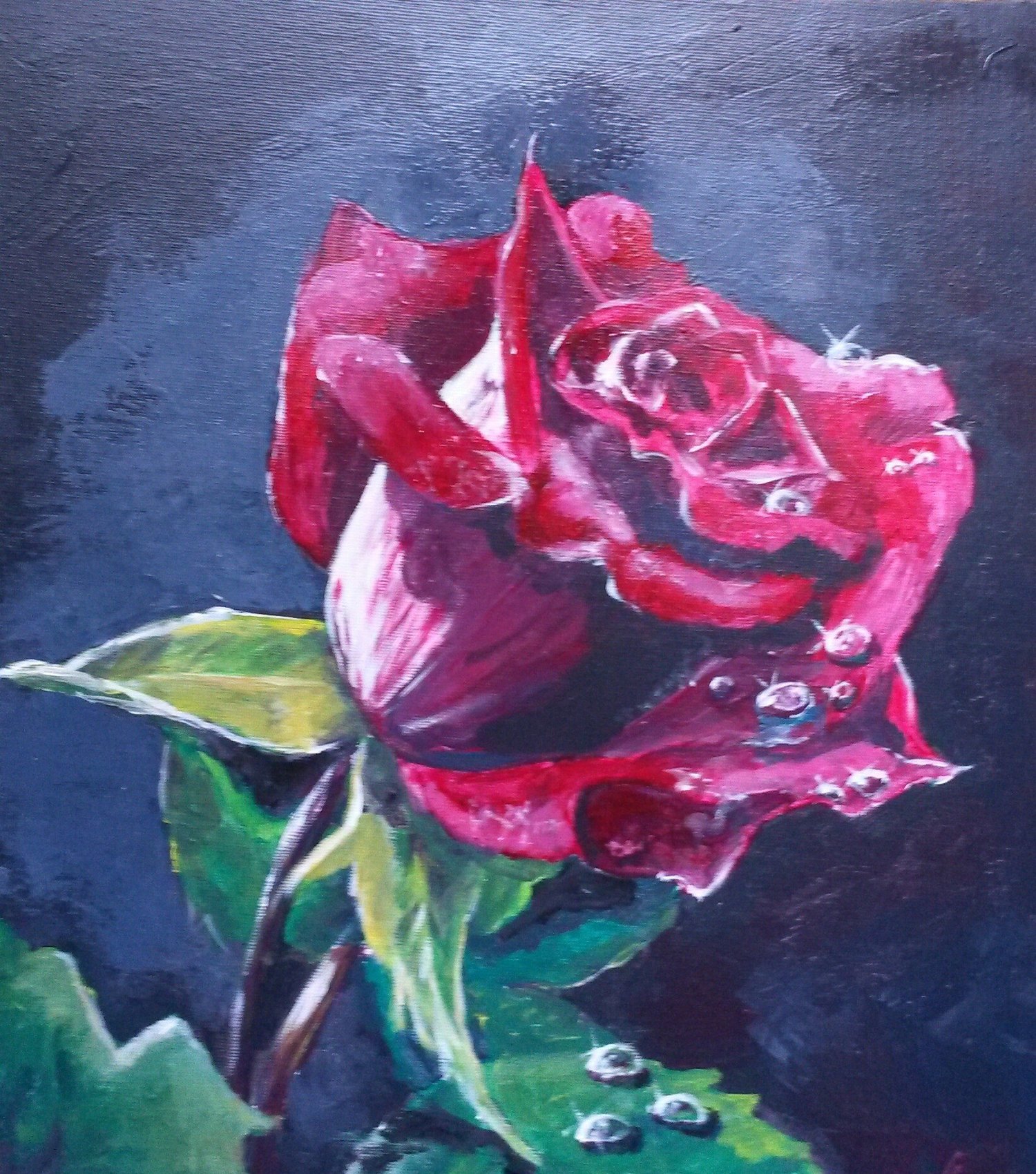 Peinture rose