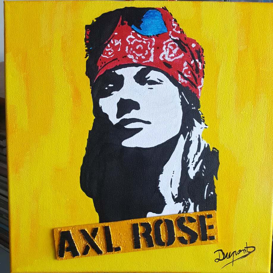 Peinture Axl Rose