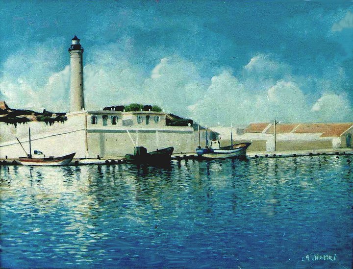 Peinture Cherchell" le port"