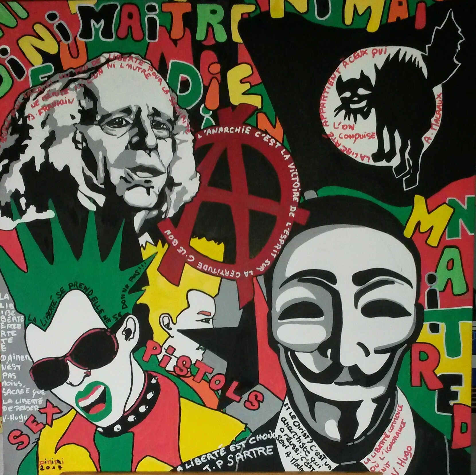 Peinture A comme anarchie