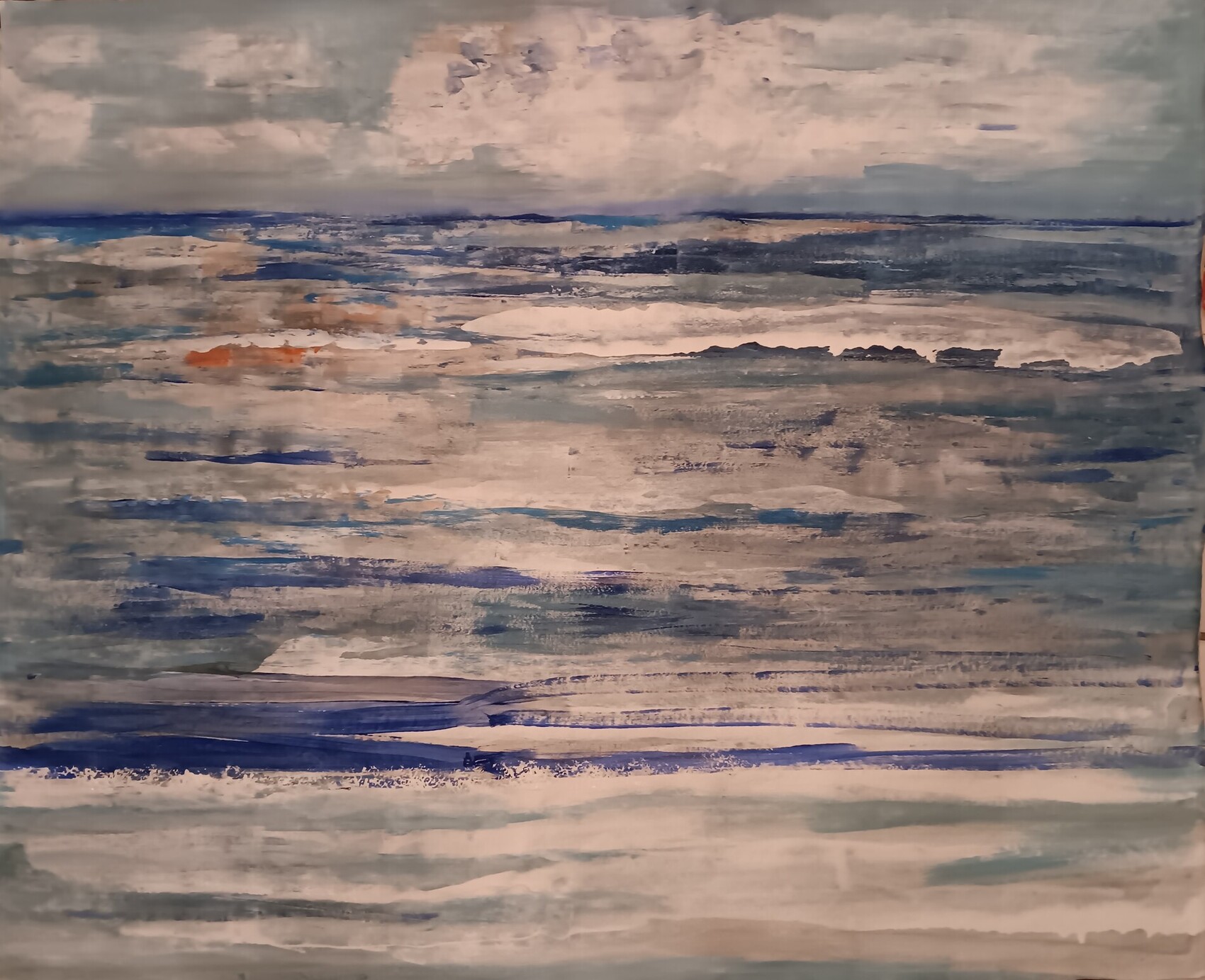 Peinture Se confondre dans l'immensité