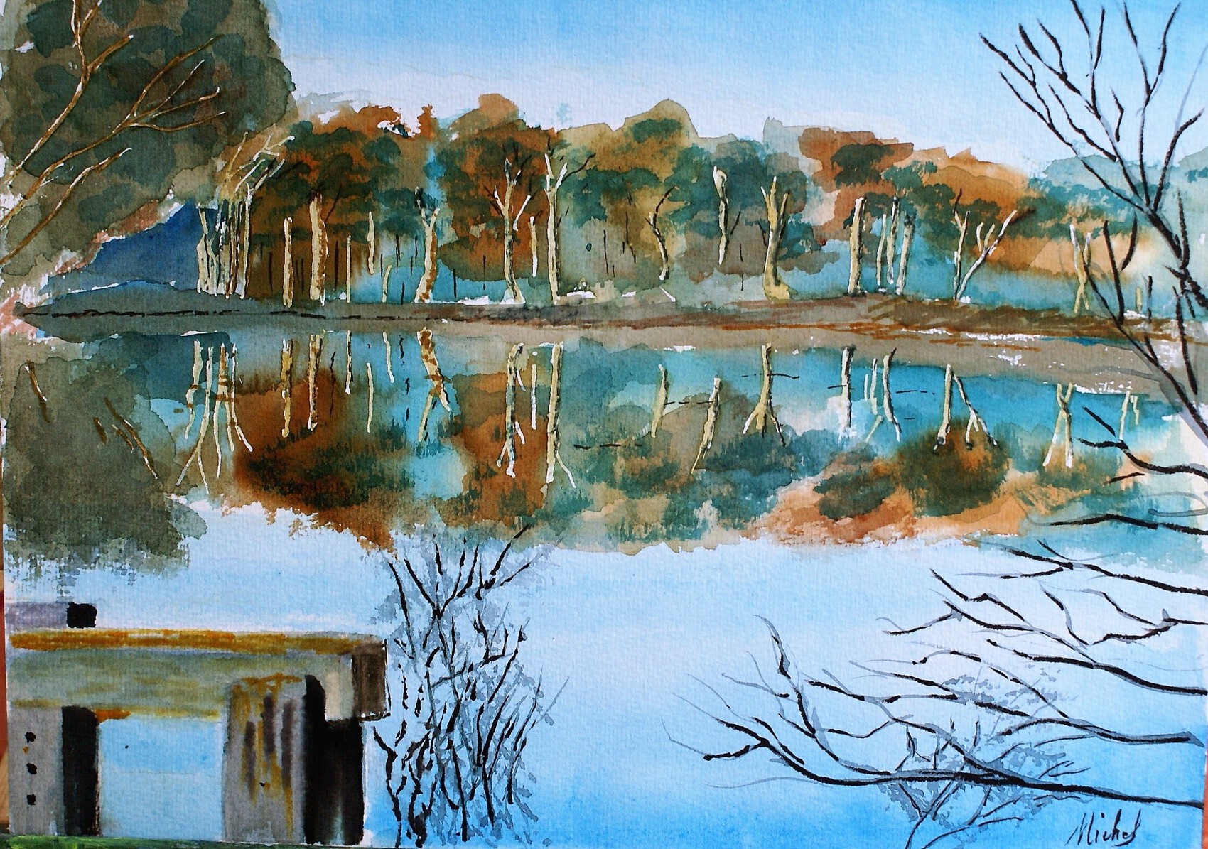 Peinture Reflets