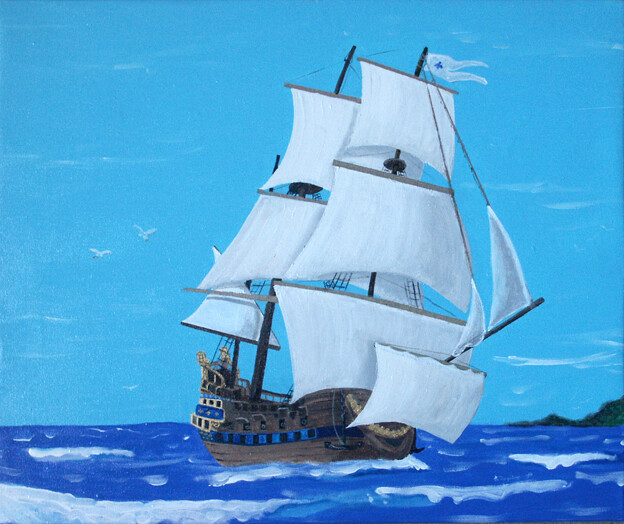 Peinture Galion La Belle Province