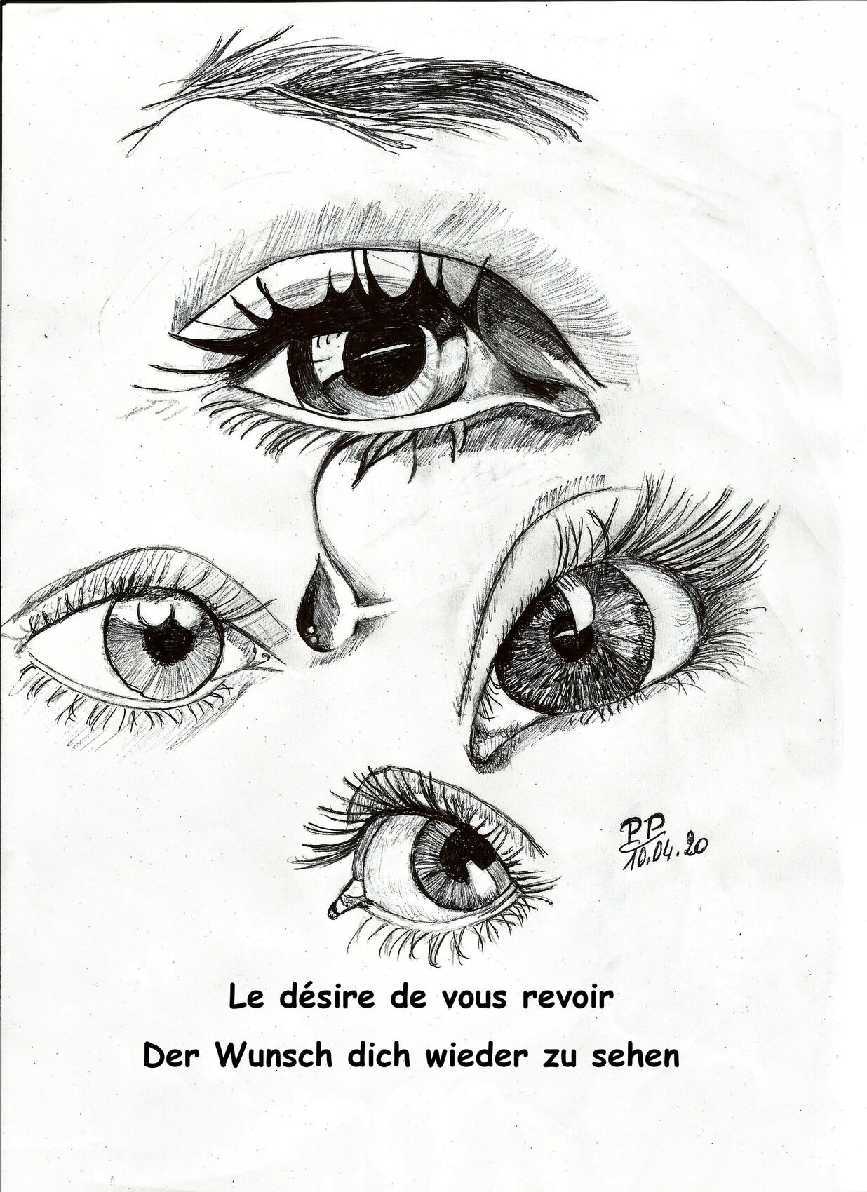 Les Yeux Dessin