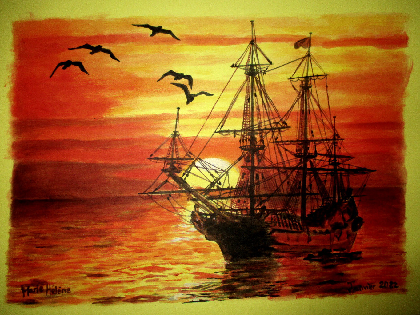 Peinture Le corsaire