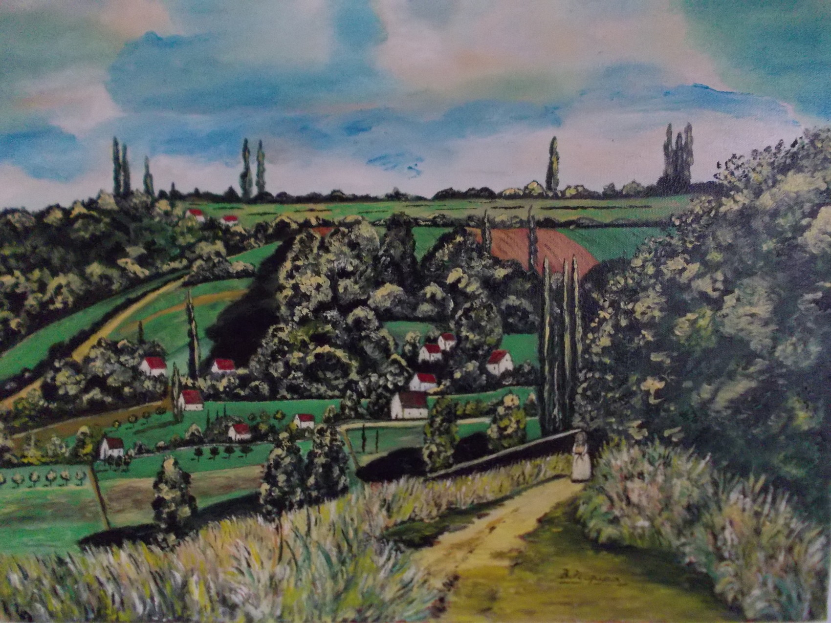 Peinture La promenade