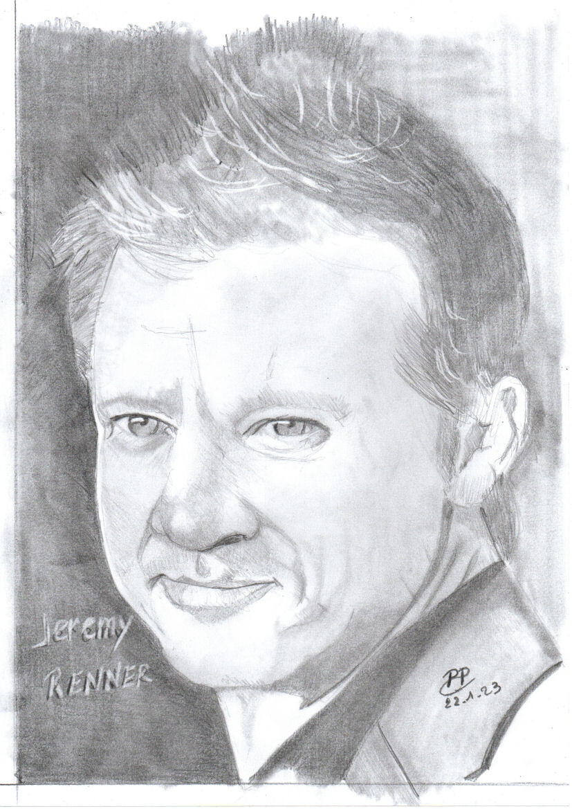 Dessin Jeremy Renner