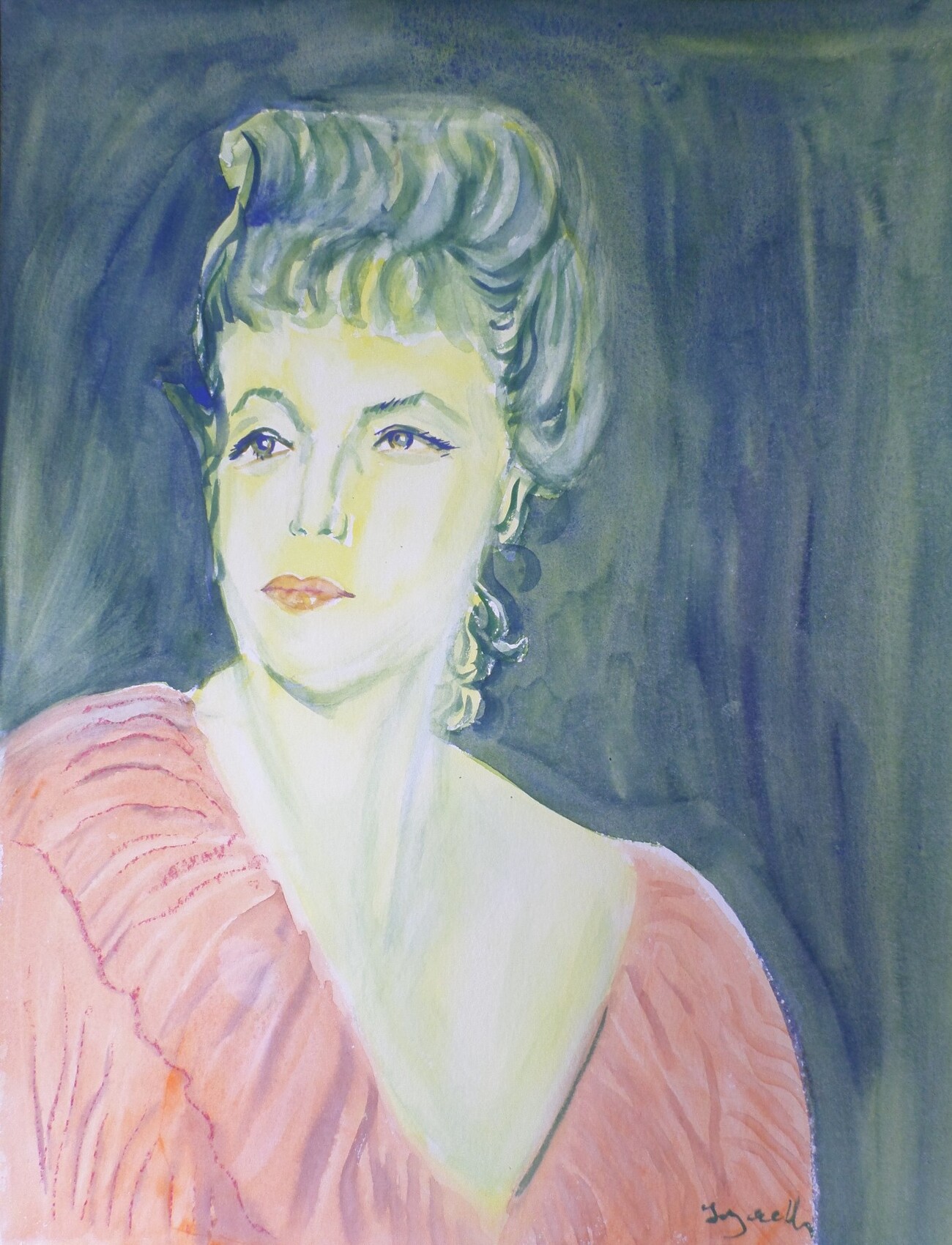 Peinture Simone Signoret