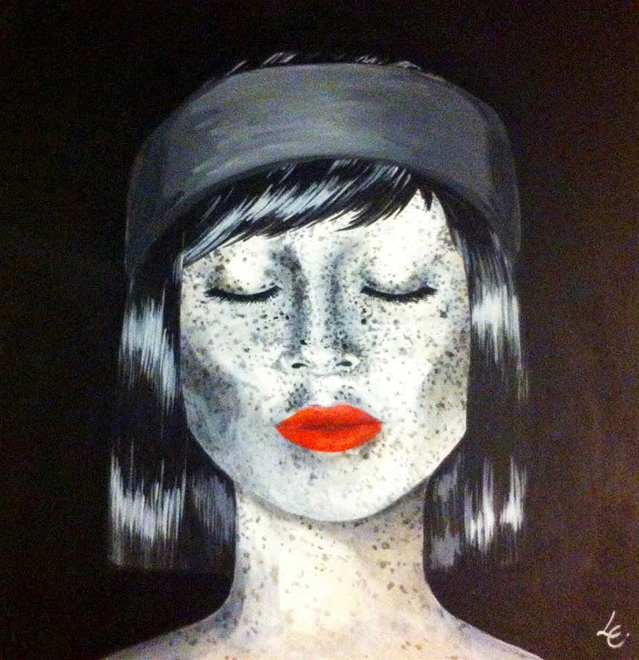 Peinture Bouche rouge