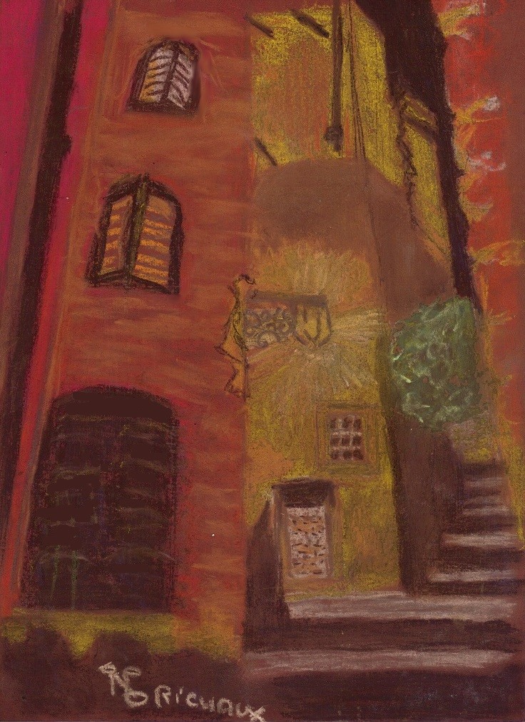 Dessin Minuit vieille rue