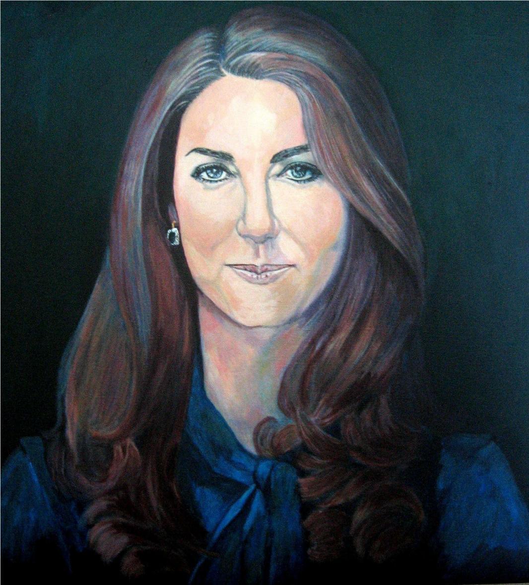 Peinture Kate Middleton