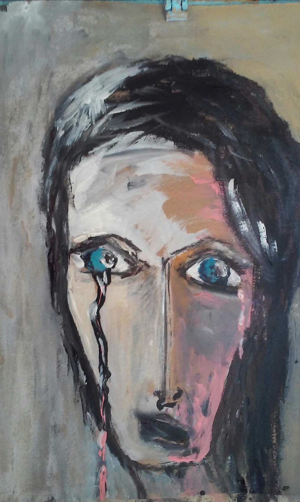 Peinture Les premiers chagrins