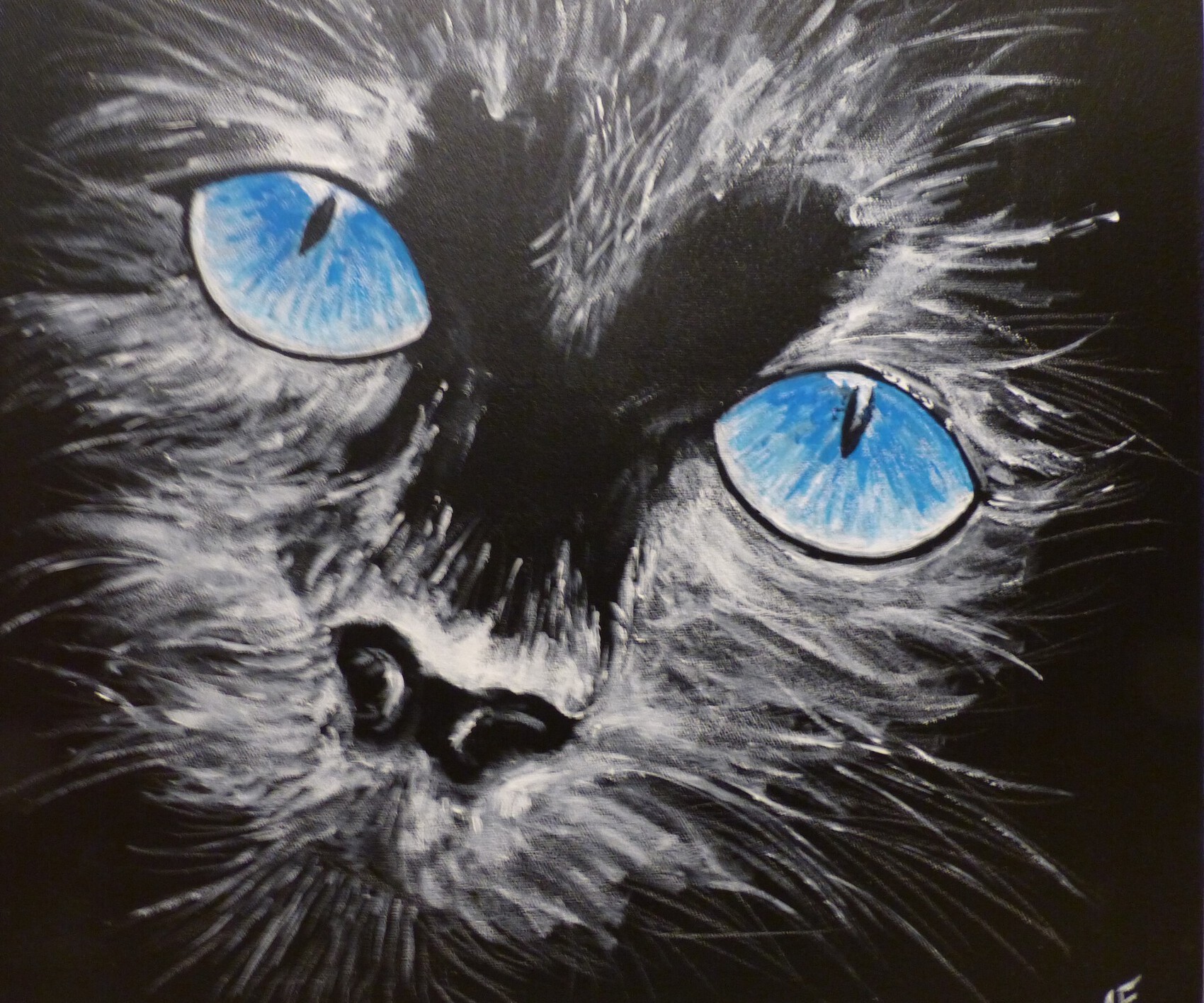 Peinture le chat