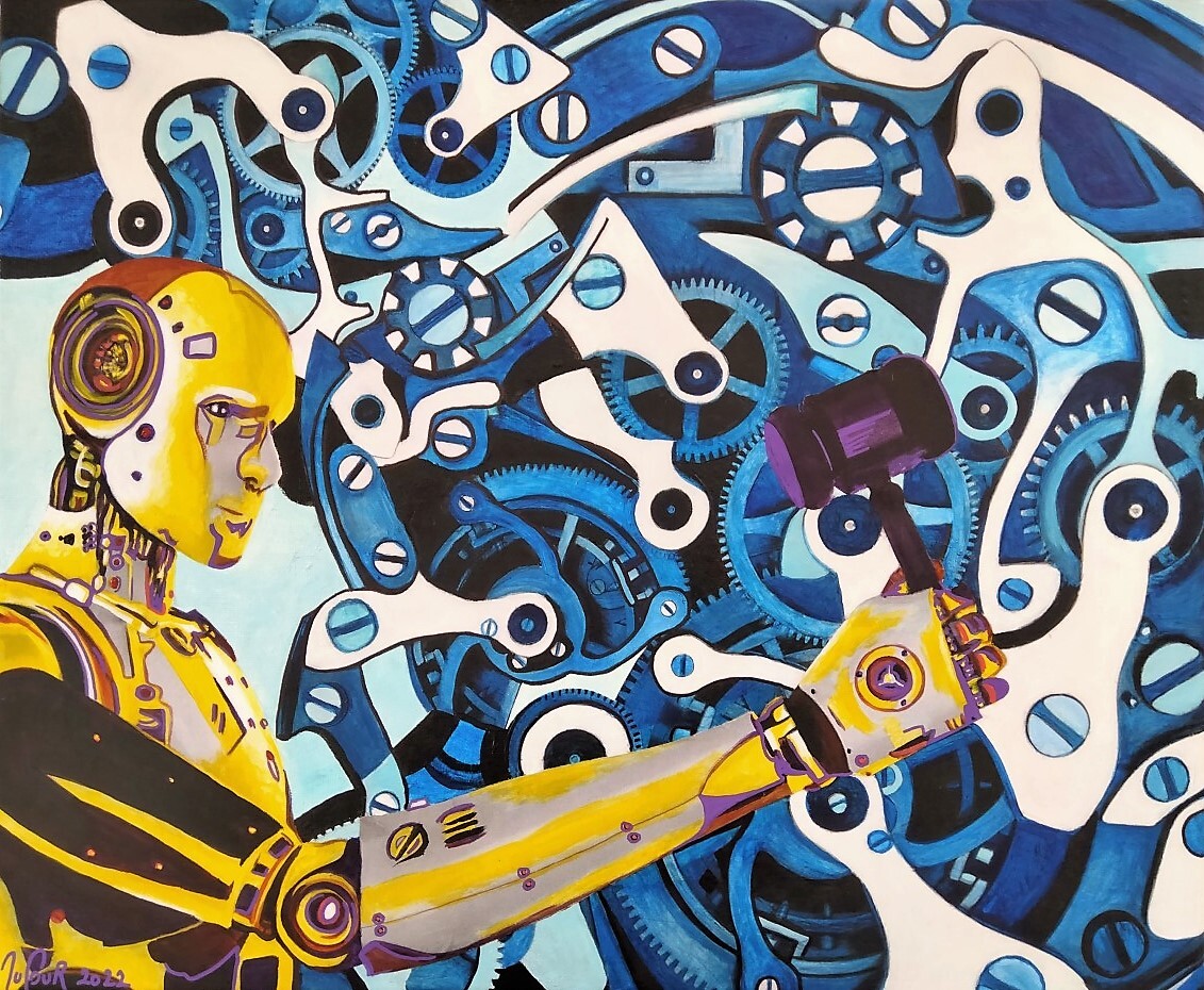 Peinture Rage against the machines