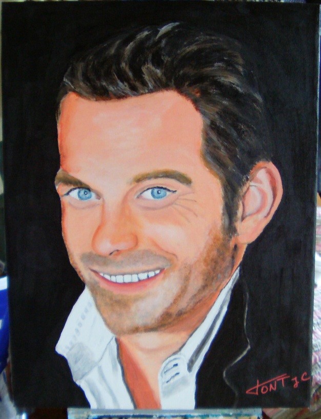 Peinture Portrait de Garou