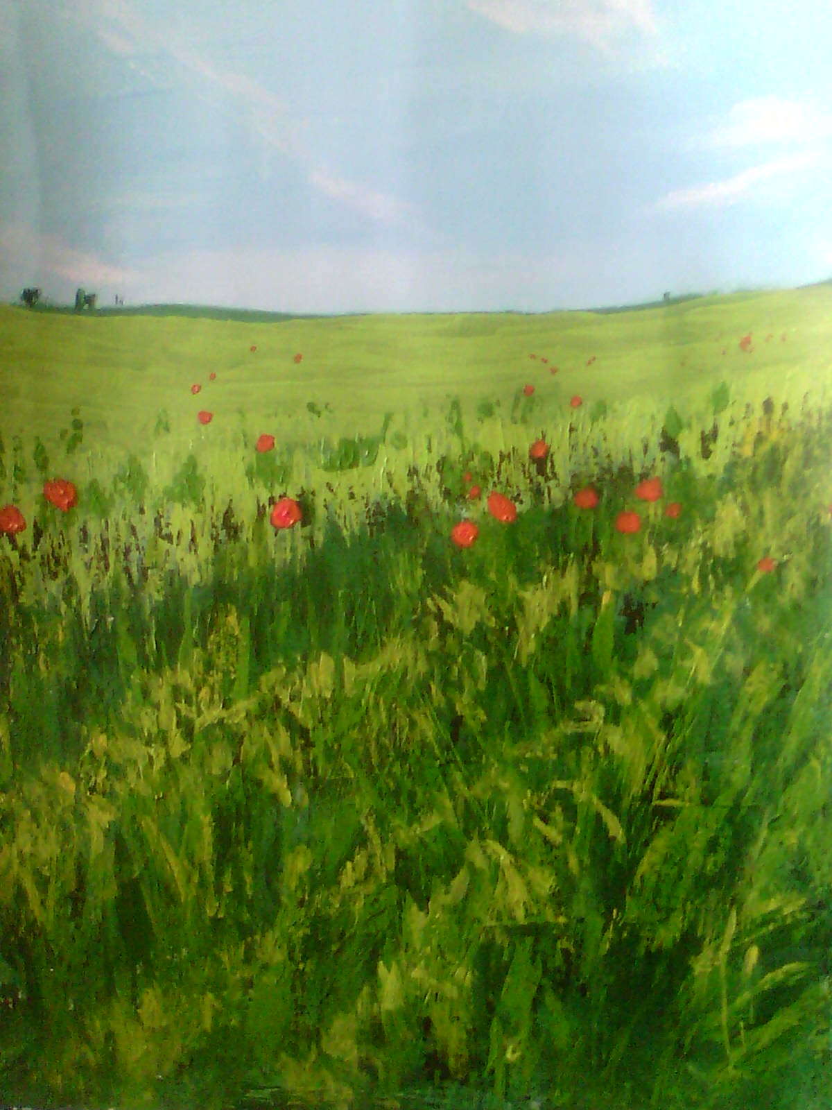 Peinture Les coquelicots