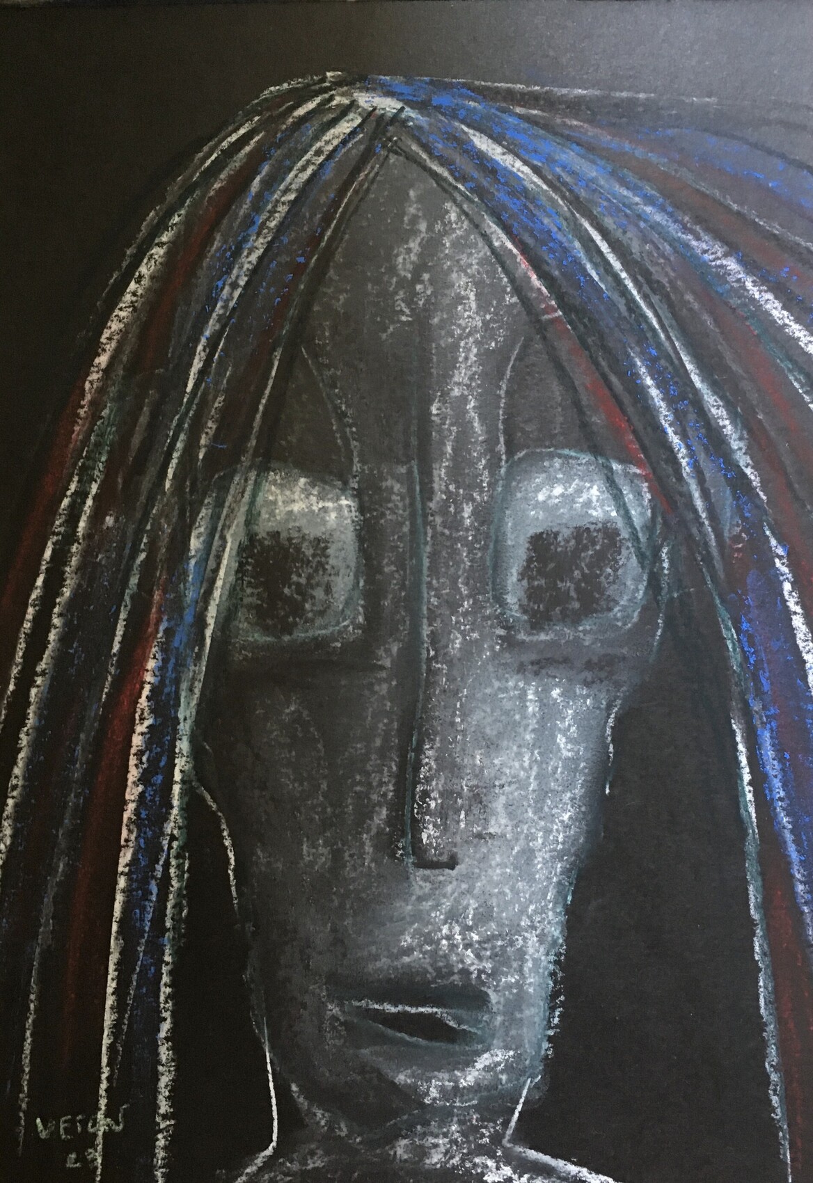 Peinture Le spectre la misère…