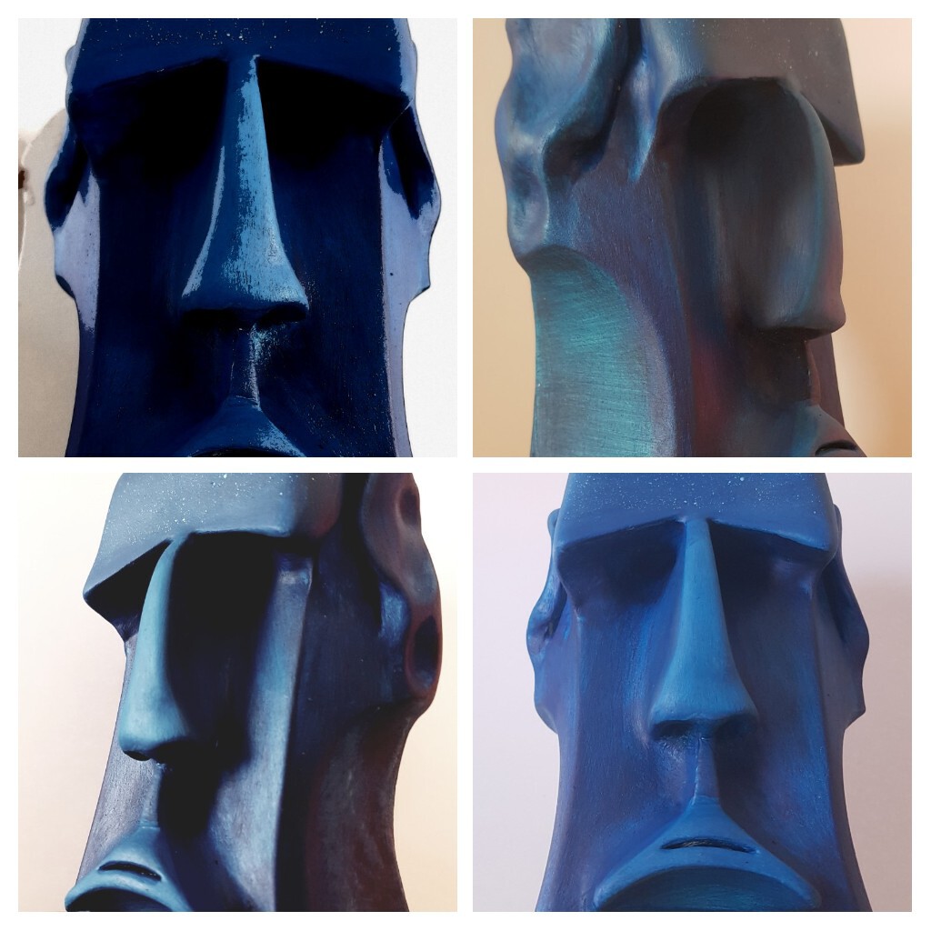 Sculpture Mon Moai..#of color