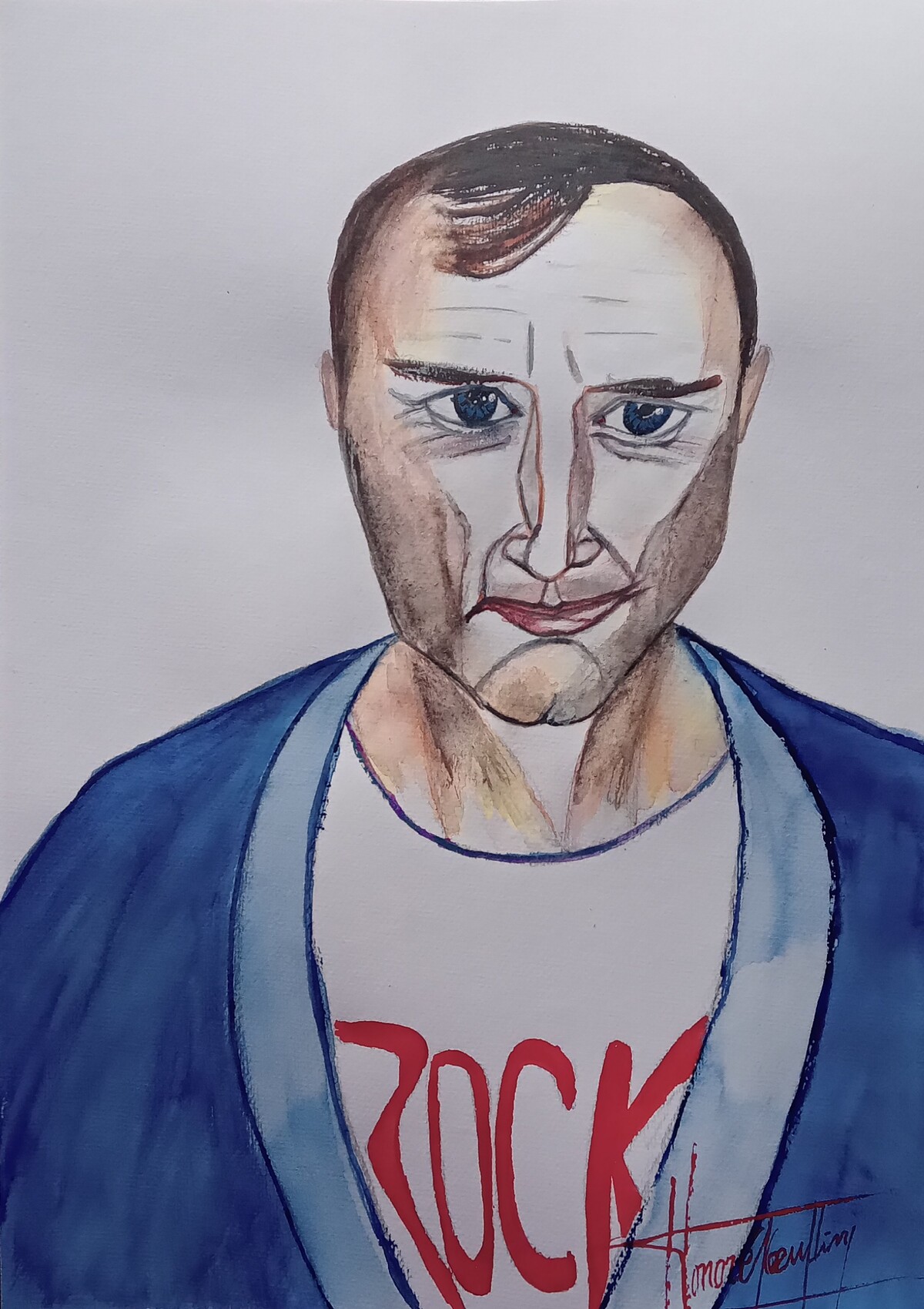 Peinture Phil Collins
