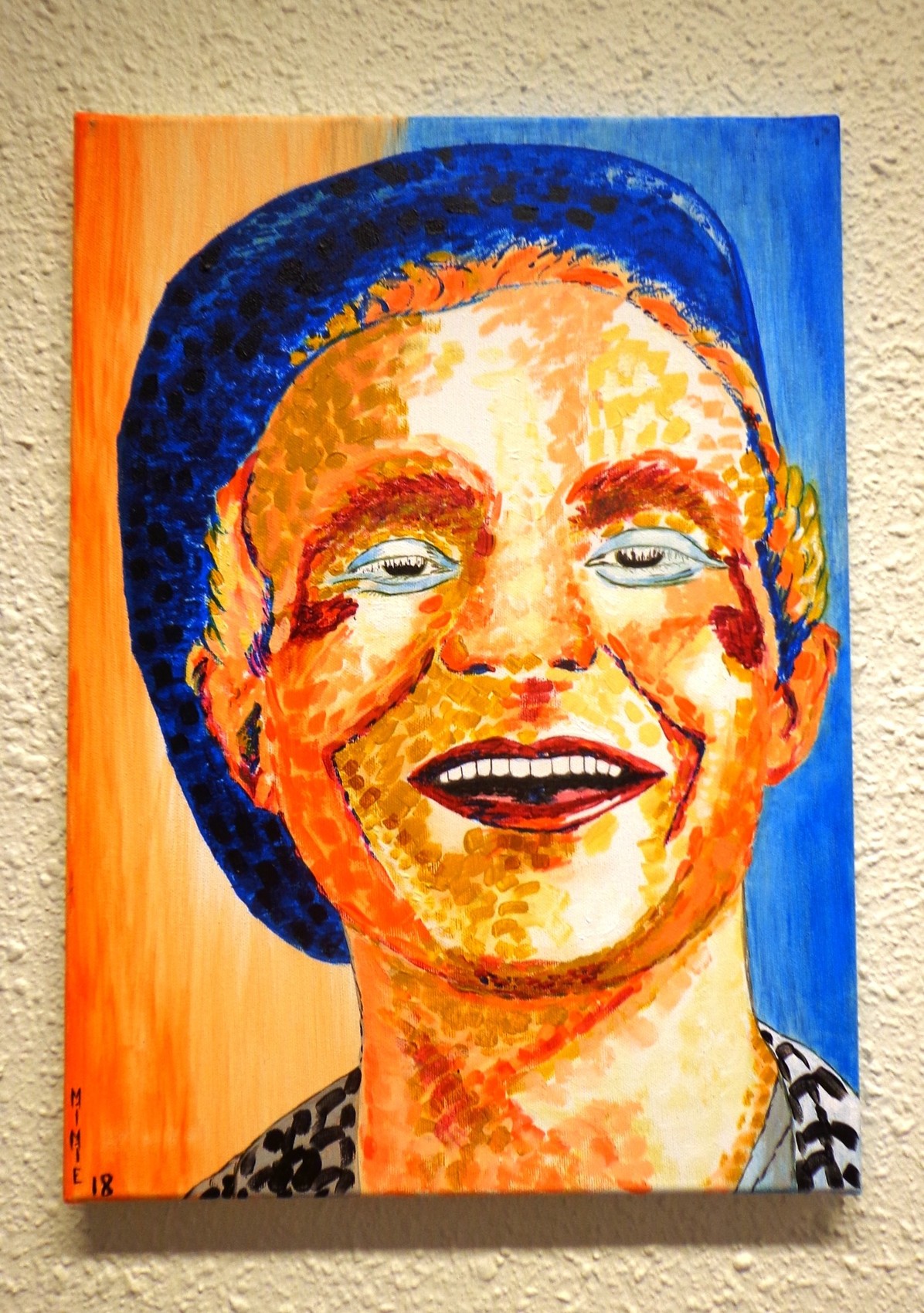 Peinture Le Clown Rieur