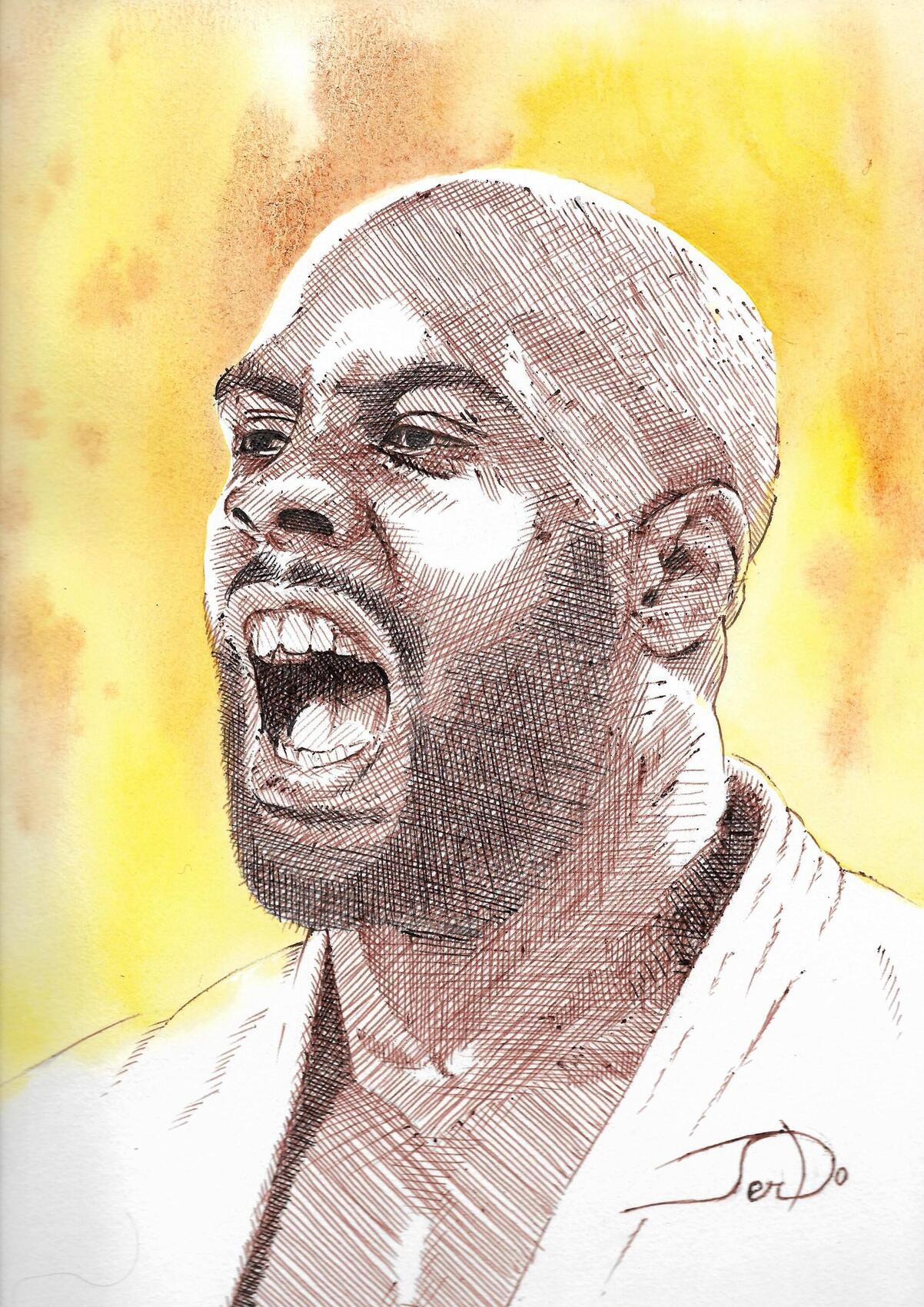 Dessin Portrait de Teddy Rinner