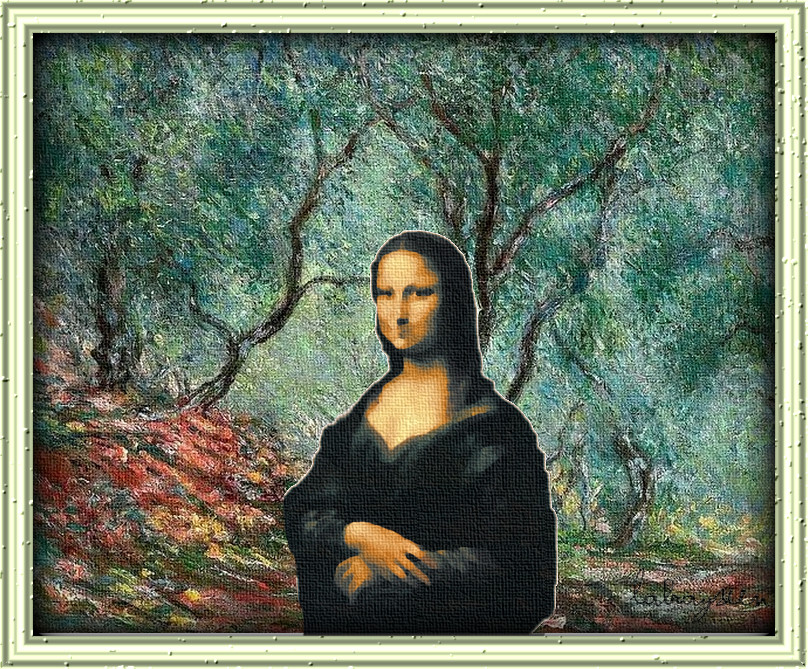 Peinture MONET LISA